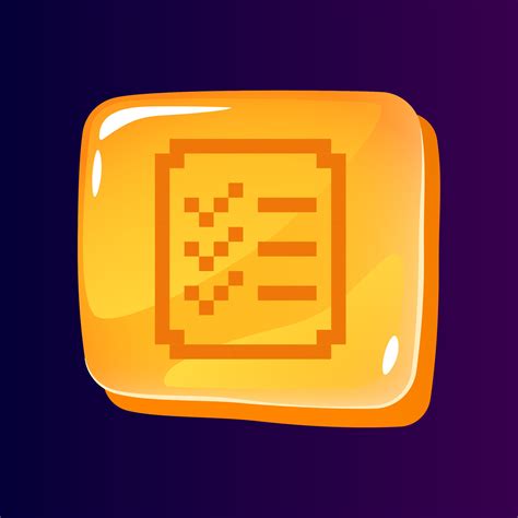 Task List Glossy Ui Button With Pixelated Icon 16090504 Vector Art At Vecteezy