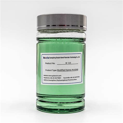 B 123 Modified Epoxy Acrylate From China Manufacturer Guangdong Bossin Novel Materials