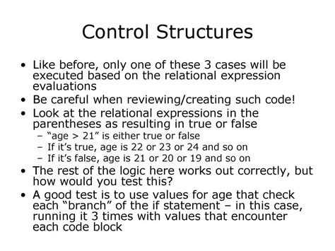 Java Programming Control Structures Part 1 - ppt download