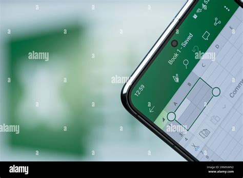 New York Usa August 20 2023 Working On Microsoft Excel App On