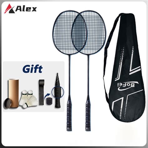 Badminton Racket Badminton Set 100 Original Design Full Carbon 24 Lbs Training Set Lazada Ph