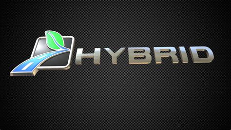 Hybrid Logo 3d Model By 3d Logoman