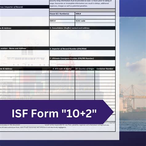 Isf Filling Form Template Printable Business Form Template Isf