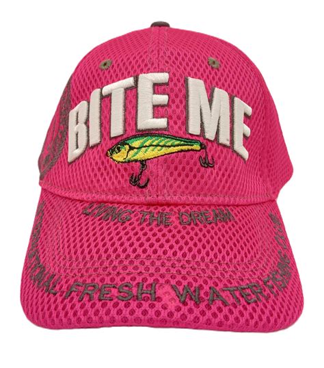 Bite Me Lure Baseball Cap Micro Mesh 1848 Brand Mke Supply