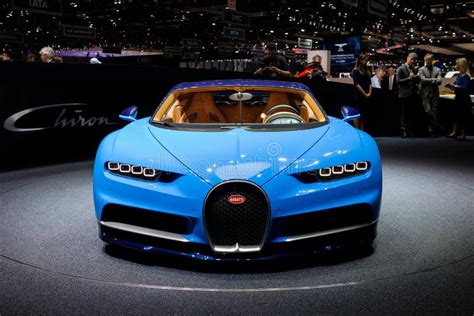 Bugatti Chiron In Geneva Editorial Image Image Of Elegant 68077050