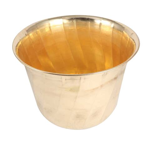 Brass Texture Planter Pot For Exterior Decoration
