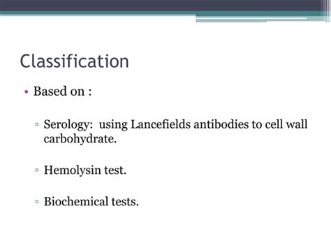 Streptococcus Species Pptx