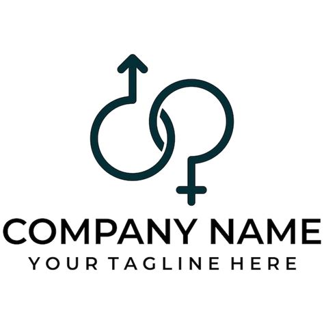 Gender Illustration Logo Premium Vector