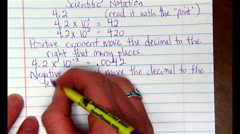 Solving Problems With Scientific Notation Youtube