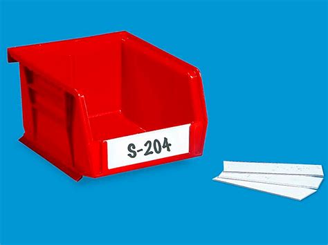 Bin Labels Parts Bin Labels In Stock Uline Plastic Stackable Bins