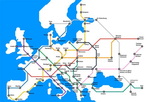 Fictional Oc How A European Hyperloop System Could Look Like R