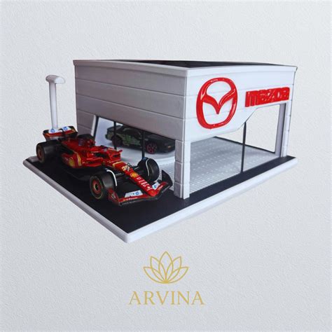 Mazda Showroom Garage Diorama 164 Scale Diecast Car Display Garage