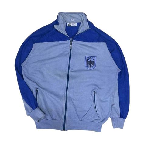 Vintage German Bundeswehr Vultures Kanye Zip Up Fleece Gem