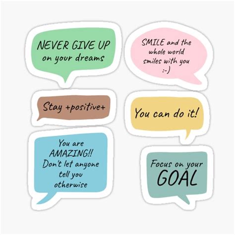 Encouraging Words Inspiring Motivational Quotes Colourful Speech