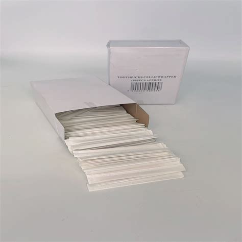 Bamboo Toothpicks Paper Wrapped Paper Toothpick China Wrapped Paper