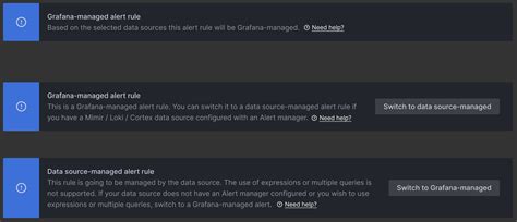 Smart Selection Of The Rule Type While Creating An Alert Rule · Issue 68099 · Grafanagrafana