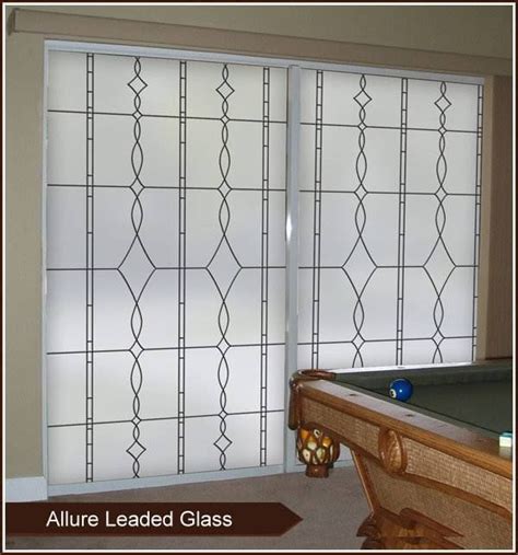 Allure Leaded Glass Privacy Window Film Static Cling Window Film