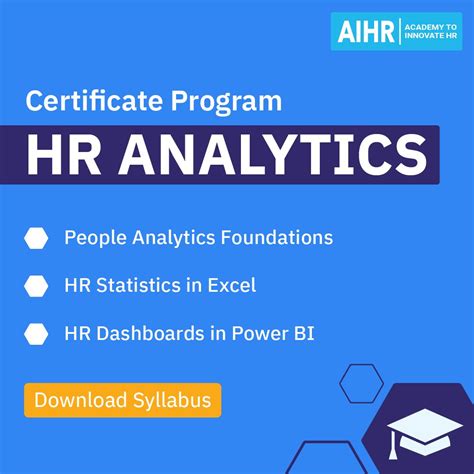 People Analytics Certificate Program Aihr Academy To Innovate Hr