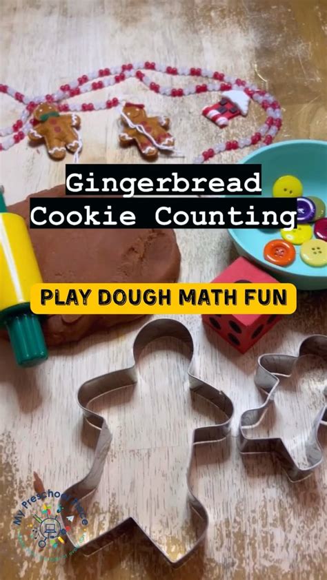 Gingerbread Cookie Counting Activity — My Preschool Place Christmas