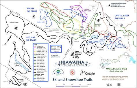Hiawatha Highlands Trail Maps Opensnow