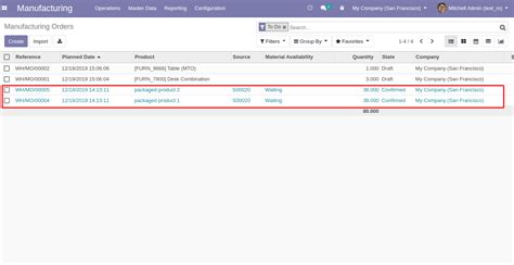 Odoo Merge Similar Packaging Product WebKul