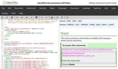 LibreOffice Help Files Have Now A Much Better Content Editor The Document Foundation Blog
