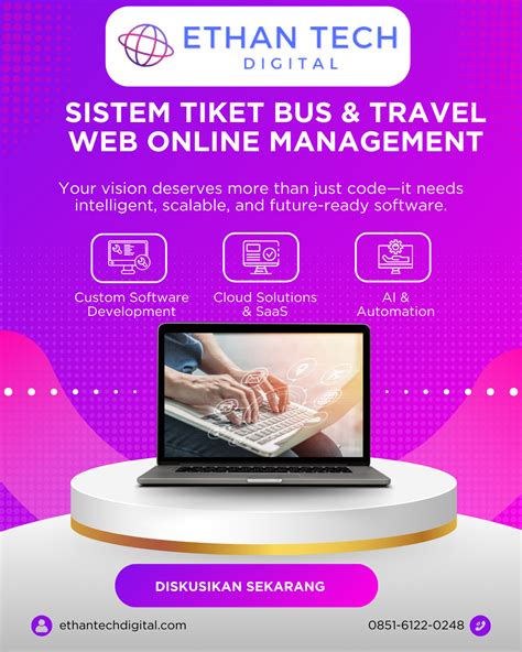 Buat Sistem Pemesanan Tiket Bus And Travel Manajement Custom