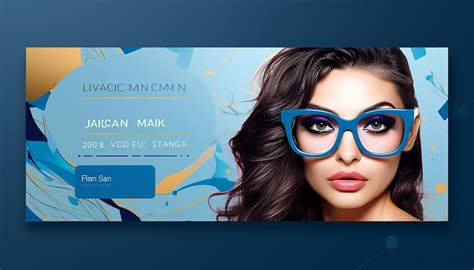 Premium Vector Presentation Card For A Glasses Business Profesional