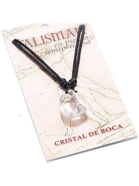 Colgante Talismán De Cristal De Roca En Mineralesygemas Es