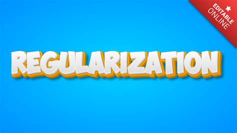 Regularization Yellow White 3d Text Effect Generator