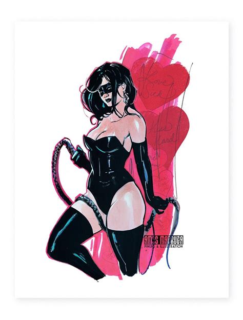 Valentine Pinup Print Sexy Comic Art Mature Content Etsy