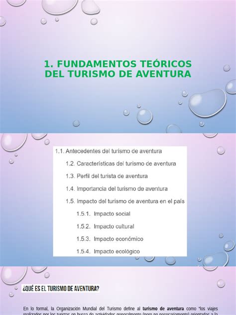 Fundamentos Del Turismo De Aventura Pdf Turismo