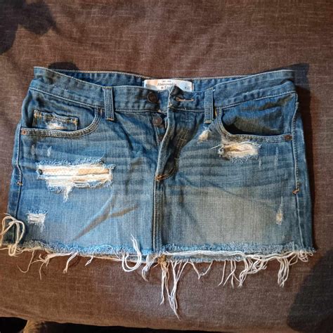 Abercrombie And Fitch Mini Skirt Size 27 Worn A Depop
