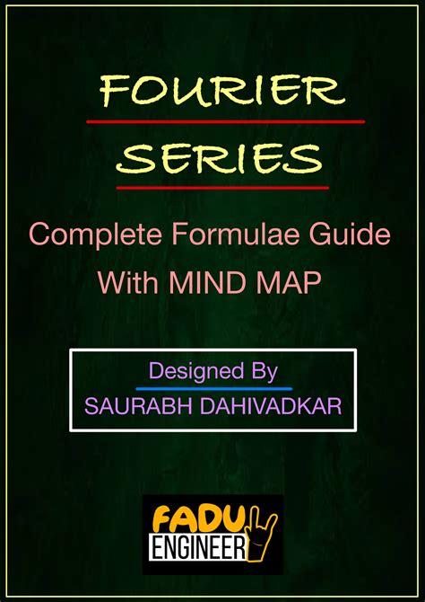 Fourier Series Formulae List By Saurabh Dahivadkar Fourier Series