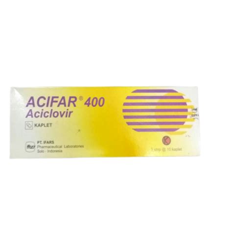Acifar 400 Mg 10 Kaplet Manfaat Kandungan Dosis Dan Efek Samping