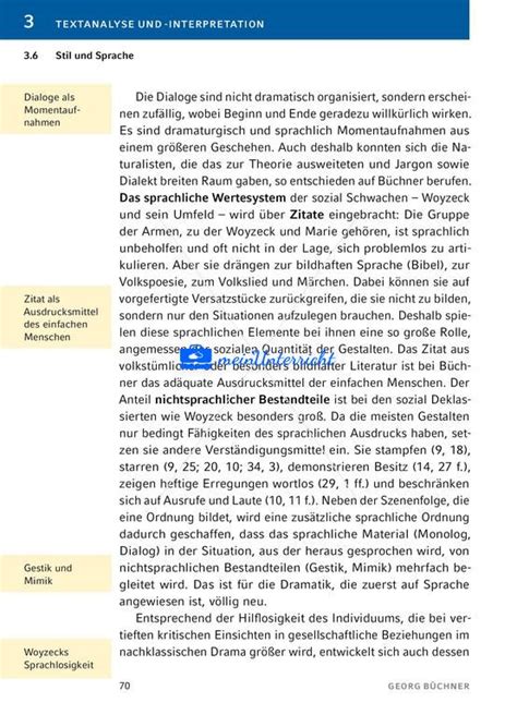 Textanalyse Und Interpretation Teil 6 Meinunterricht