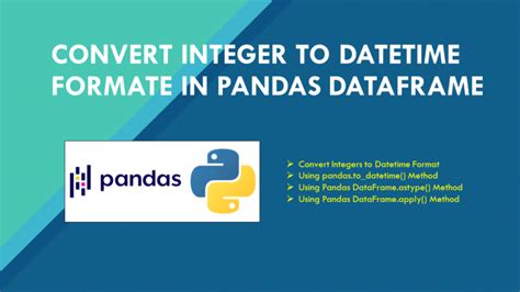 Pandas Convert Integer To Datetime Type Spark By Examples