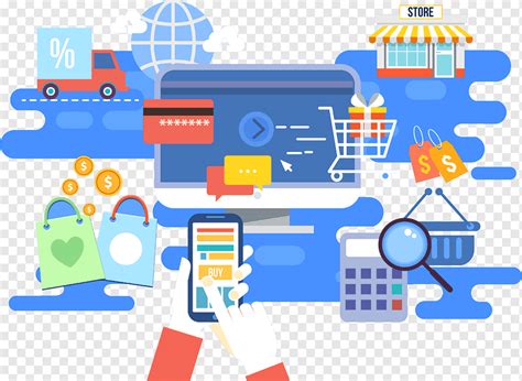 E Commerce Background Online Shopping Png Pngwing