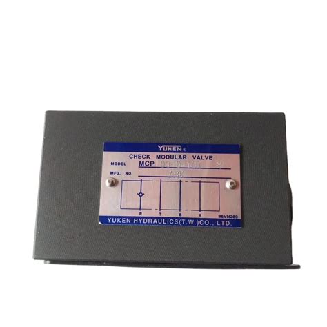 Mcp 01 Check Modular Valves Hydraulic Modular Valve Mcp 01 0 2 4 30 Mcp