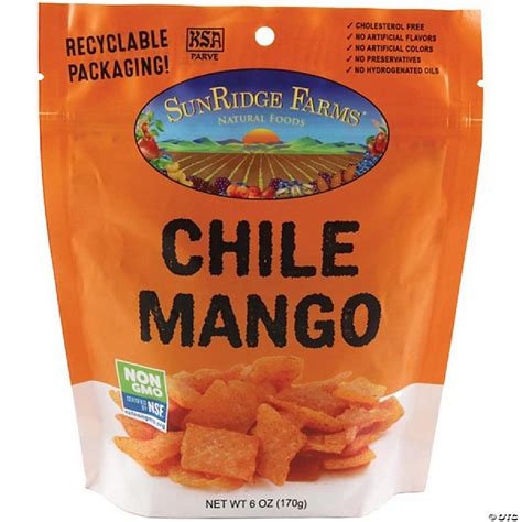 Sunridge Farms 533054 6 Oz Sweetened Spiced Chile Mango Candy