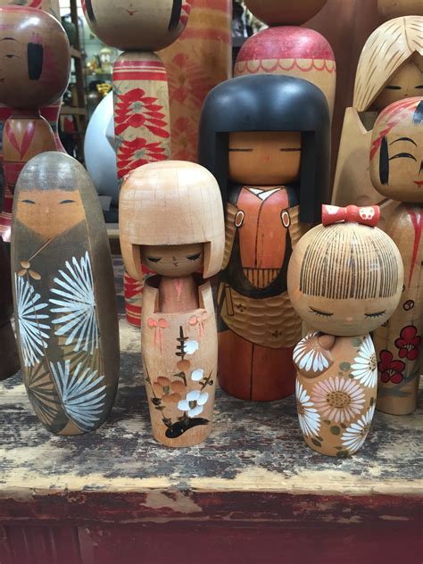 Vintage Japanese Kokeshi Dolls At Rebecca Leon Blog