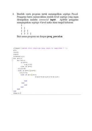 Tugas MATLAB PDF