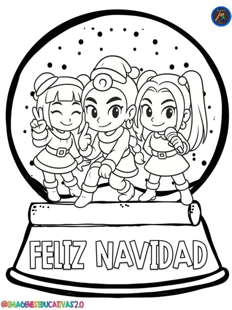 Dibujos Bolas Navidad Para Colorear De Las Guerreras K Pop Imagenes
