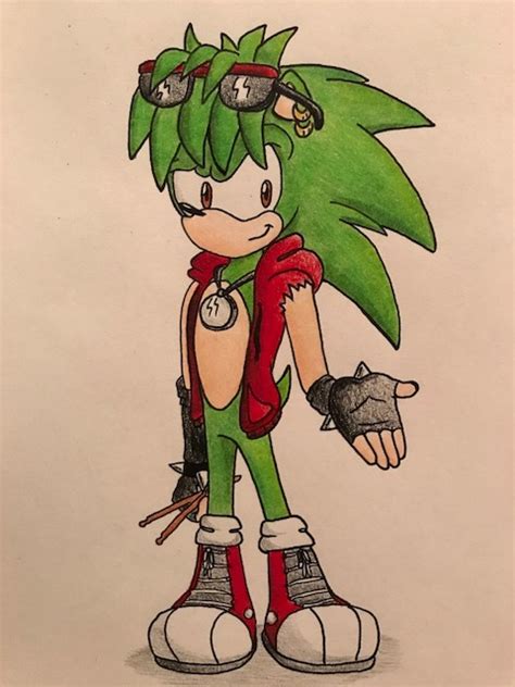 Manic The Hedgehog Redesign By Haloessence On Deviantart