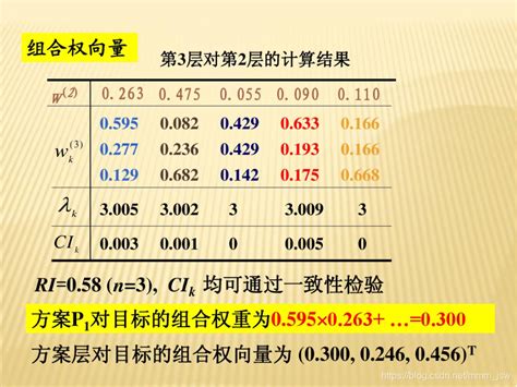 层次分析法（ahp）详细步骤 Csdn博客