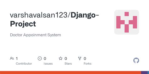 Github Varshavalsan123django Project Doctor Appoinment System