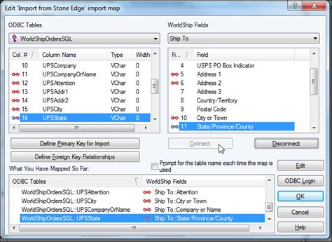 Ups Worldship Setup With Stone Edge Sql Store File V7