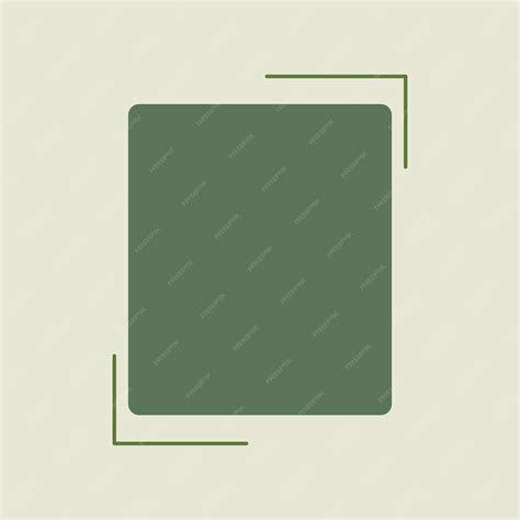 Premium Vector Dark Green Frame Background Vector Design