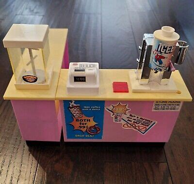 Vintage Barbies Mini Mart By Mattel 1997 Item Works ~ Incomplete