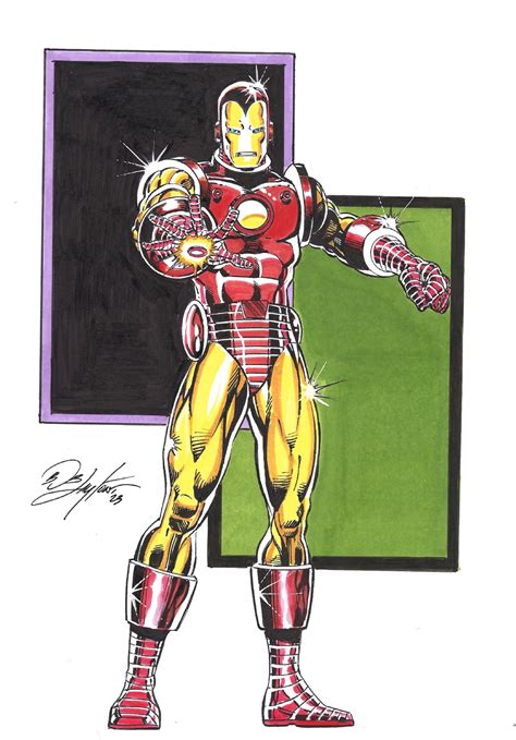 Iron Man Bob Layton In Josh Flanderss Commissions Comic Art Gallery